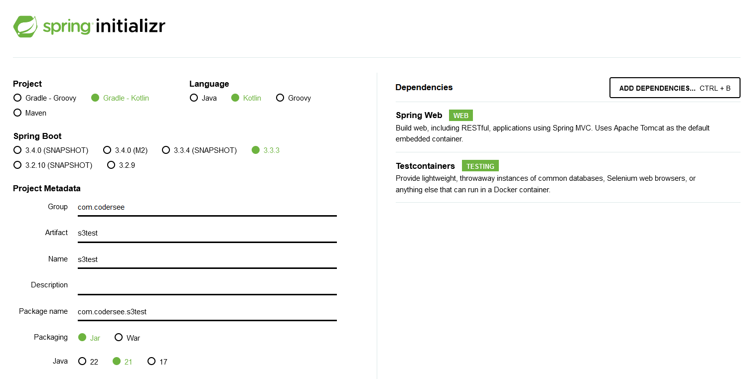 Test Spring Boot AWS S3 with Localstack and Testcontainers
